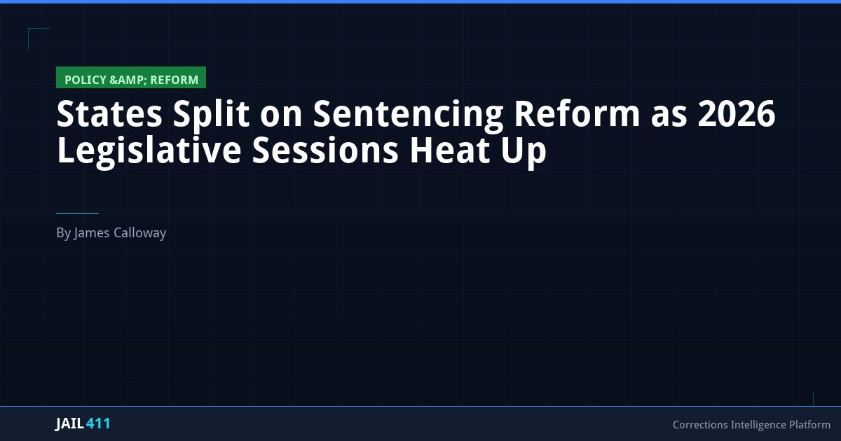 States Split on Sentencing Reform